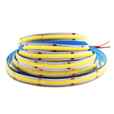China 12V 24V 8W 10W Dual Color LED COB Light Strip 480LEDs/m 5m Length IP65 for sale