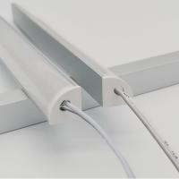 China 24V Under Shelf LED Lighting Black Silver Aluminum Profile Under Cabinet Strip Light 120 LEDs/m 85lm/W for sale