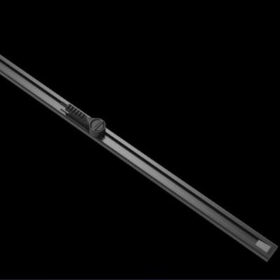 China 2 Wire LED Track Light Rail 24V 12V 240W Black Color Indoor Power Track System for sale