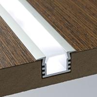 China LED Aluminum Profile Flat Round 0708 1616 2030 Aluminum Channel for LED Strip Lights 2M for sale