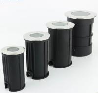 China LED Underground Light 1W IP68 Steel Inground Uplight 3000K 4000K 6500K 12V 24V for sale