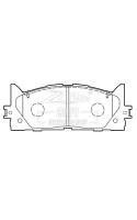 China Toyota Camry 2.0L/2.4L Ceramic Toyota Camry Front Brakes Replacement D1293/D1222 04465-06080 for sale