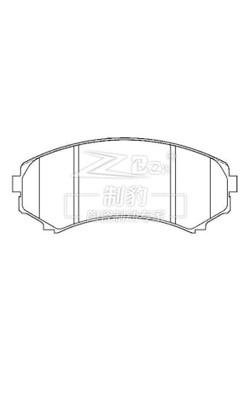 China Mitsubishi V73, Ceramic Brake Pad, D867, 4605A041, F for sale