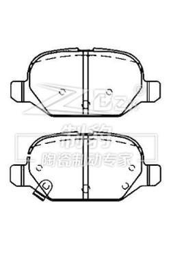 China Hardware Included Ceramic Disc Brake Pad Set For Various Vehicle Makes And Models for sale