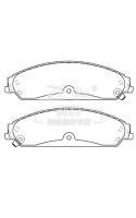 China Chrysler 300C, Ceramic Brake Pad, D1058, 5142559AA, F for sale