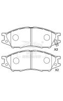 China Nissan Almera B15/N16 Ceramic Brake Pad AKB Braking System 41060-6N091 for sale