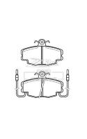 China Citroën Fukang 1.6,Ceramic Brake Pad,D292,4250.41,F for sale