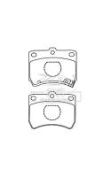 China Kia Pride,Ceramic Brake Pad,D402,KK150-33-23Z,F for sale