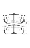 China Nissan Bluebird Rear Brake Pads Ceramic Brake Pad D540 , 44060-31U92 for sale