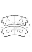 China Mazda Fumilai,Ceramic Brake Pad,D637,CBY0-33-28Z,F for sale