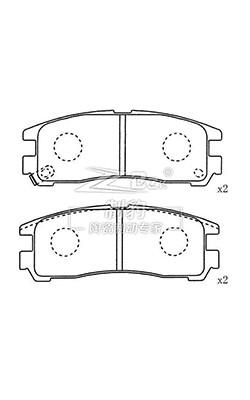 China Buick Regal/ GL8,Ceramic Brake Pad,D698,12510016,R for sale