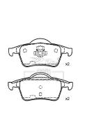 China D795 ATE Volvo S80 Rear Brake Pad Replacement 272399 rear brake pads for sale