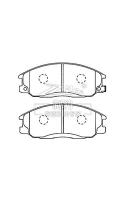 China Hyundai Santa Fe,Ceramic Brake Pad,D864,58101-26A00,F for sale