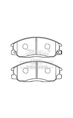 China Hyundai Santa Fe,Ceramic Brake Pad,D864,58101-26A00,F for sale