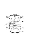 China 7M3698151A ATE Ceramic Brake Pads Volkswagen Sharan D880 Front Replacement for sale