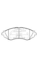 China Buick Excelle ,Ceramic Brake Pad,D1035,96405129,F for sale