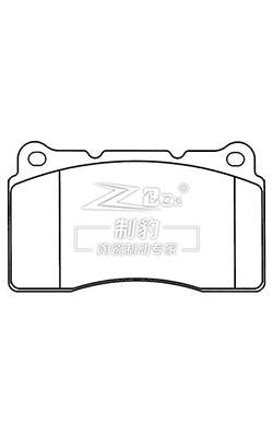China Mitsubishi Impreza,Ceramic Brake Pad,D1016,3064513-52,F for sale