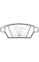 China Mazda Ruiyi,Ceramic Brake Pad,D1161,6E5Z-2200-B,F for sale