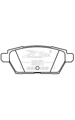 China Mazda Ruiyi,Ceramic Brake Pad,D1161,6E5Z-2200-B,F for sale