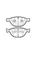 China BMW E60 D1151 Front Ceramic Brake Pads 34116763652 ATE Braking System for sale