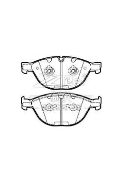 China BMW E60 D1151 Front Ceramic Brake Pads 34116763652 ATE Braking System for sale