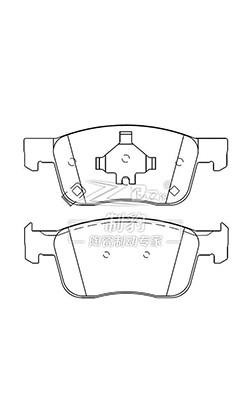 China 2014 Chevrolet Sail Gen-3,Ceramic Brake Pad,D1942,90921493,F for sale