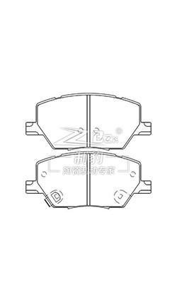 China 2016 Jeep Renegade 1.4/ 2.0,Ceramic Brake Pad,D1811,68273005AA,F for sale