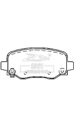 China Jeep 2014 Cherokee,Ceramic Brake Pad,D1734,68225301AA,R for sale