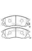 China Hyundai Terracan,Ceramic Brake Pad,D1713,58101-H1A00,F for sale