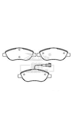 China Fiat Stilo Brake Pads 77362093 Front Brake Pad Replacement for sale