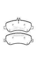China D1406 Mercedes-Benz X204 Front Ceramic Brake Pads 005 420 48 20 for sale