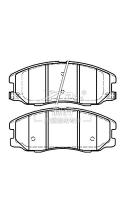 China 96626070  Chevrolet Captiva Front Ceramic Brake Pads sets D1264 for sale