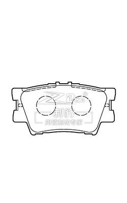 China Ceramic Toyota Camry Brake Pads D1212 04466-33160 Front Ceramic Brake Pads for sale