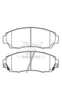 China Mercedes Benz Brake Pads Front And Rear 4PCS for sale