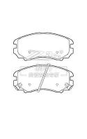 China Lucas Audi Brake Pad F291 , Front Ceramic Brake Pads 4436981291 for sale