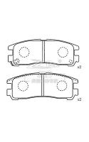 China OEM SFP000929 land rover brake pad Lucas Girling Braking System for sale