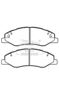 China Toyota Brake Pads with Wear Sensor for Front Position for sale