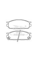 China OE Number 34 11 6 761 244 BMW Ceramic Brake Pad Set With Wear Sensor And Hardware Included for sale