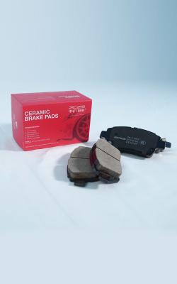 China 0.5 Inches Thickness Ceramic Brake Pad Engineered for ATE Braking System Ensuring Stopping Power and Enhanced Durability for sale