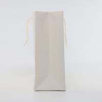 China Custom Printed Kraft Paper Bags with Handles Gravure Printing 30x40cm for sale