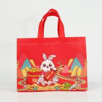 China Custom Reusable PP Woven Laminated Shopping Tote Bag 100-180 GSM Biodegradable for sale