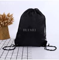 China Custom Eco Friendly Non Woven Drawstring Gift Bag 32x42cm 80gsm PP Promotional Backpack for sale