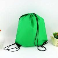 China Custom Printed Non Woven Drawstring Bag 80gsm Polypropylene Promotional Shopping Bag for sale