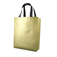 China Custom Logo Eco Friendly Nonwoven Shopping Bags 50-180GSM Reusable Tote for Supermarket for sale
