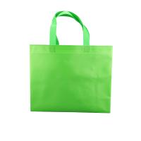 China Custom Logo PP Non Woven Shopping Bag 80GSM Biodegradable Reusable Grocery Tote for sale