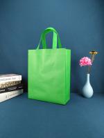 China Custom Logo PP Non Woven Shopping Bag 80GSM Biodegradable Reusable Grocery Tote for sale