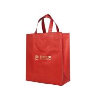 China Custom Logo Reusable Non Woven Shopping Bags 80-180 GSM Eco Friendly Tote with Handle for sale