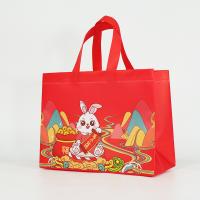 China Custom Logo Non Woven Shopping Bags Biodegradable 80-180 GSM Eco Friendly Tote for sale