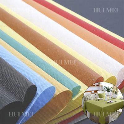 China 100cm Non Woven Tablecloth 38gsm UV Protection Polypropylene for Hotel Restaurant for sale