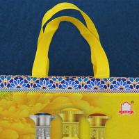 China Custom 80gsm Polypropylene Non Woven Shopping Tote Bags Eco Friendly Biodegradable for sale